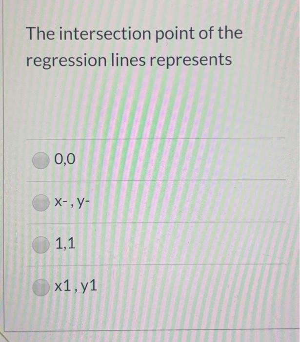 Solved For the regression coefficients bxy and byx, the | Chegg.com