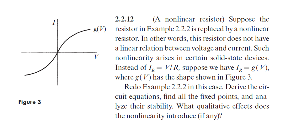 Solved 2.2.12 (A nonlinear resistor) ﻿Suppose the resistor | Chegg.com