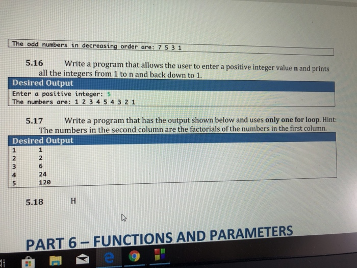 Solved The odd numbers in decreasing order are: 75 3 1 5.16 | Chegg.com