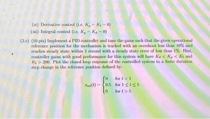 Solved analytical expression for the transfer function of | Chegg.com