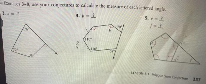 Solved In Exercises 3-8, use your conjectures to calculate | Chegg.com