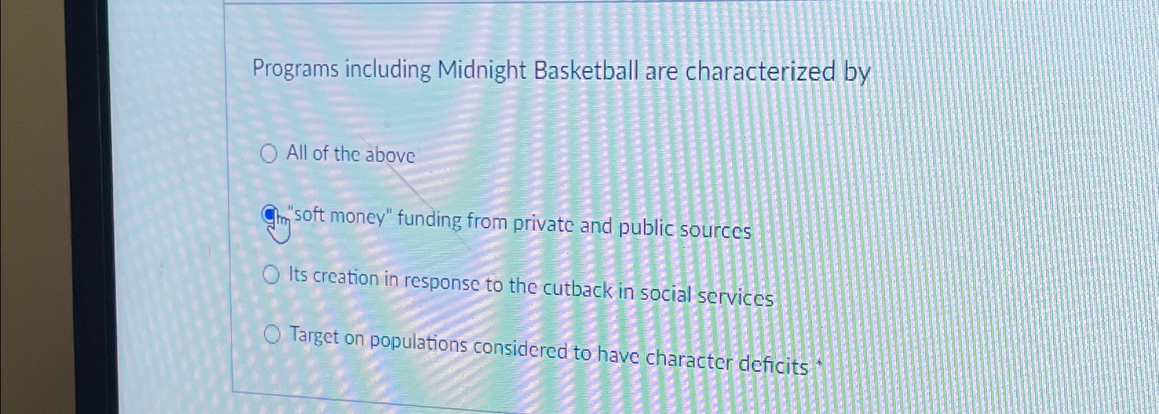 Solved Programs including Midnight Basketball are | Chegg.com