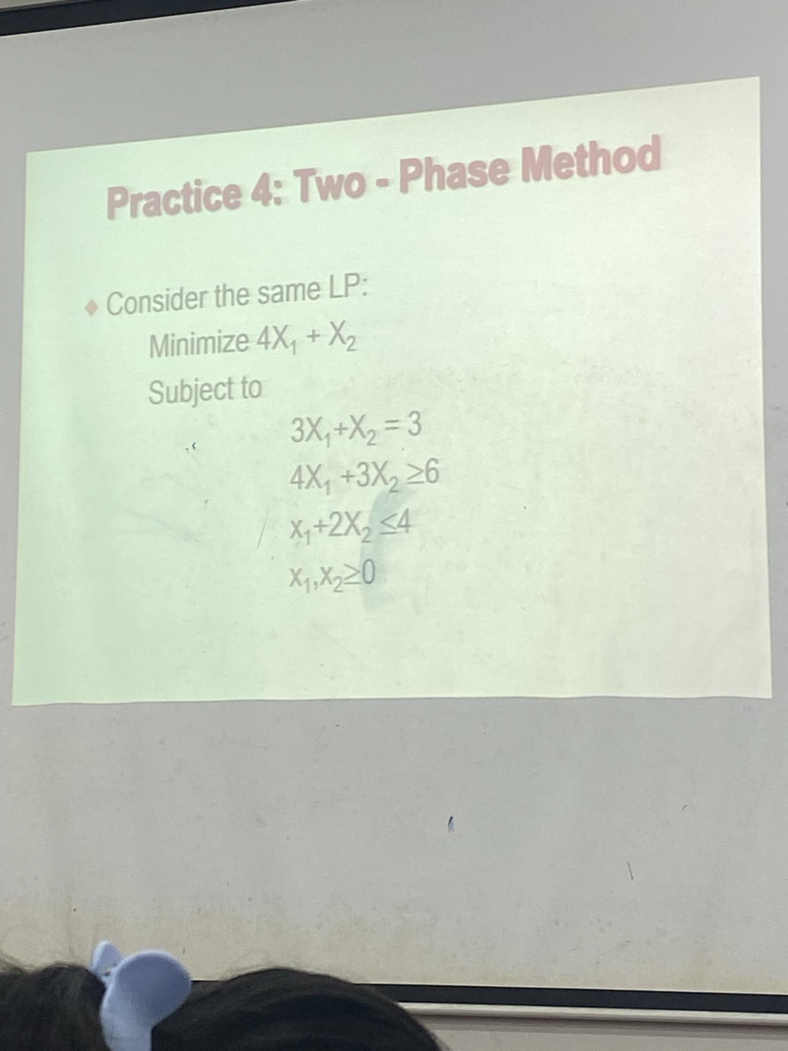 Solved Practice 4: Two - ﻿Phase MethodConsider the same | Chegg.com