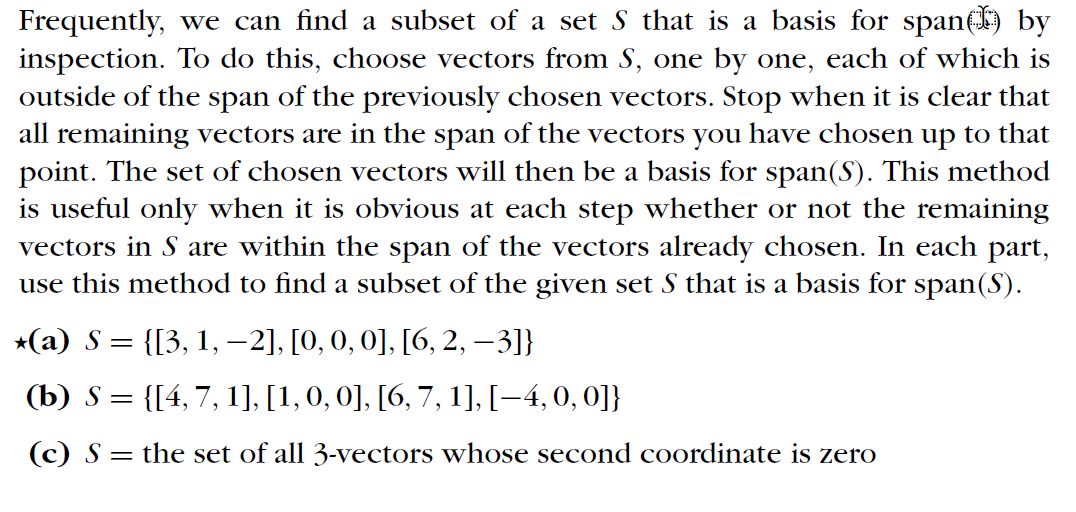 Solved Frequently, we can find a subset of a set S that is a | Chegg.com