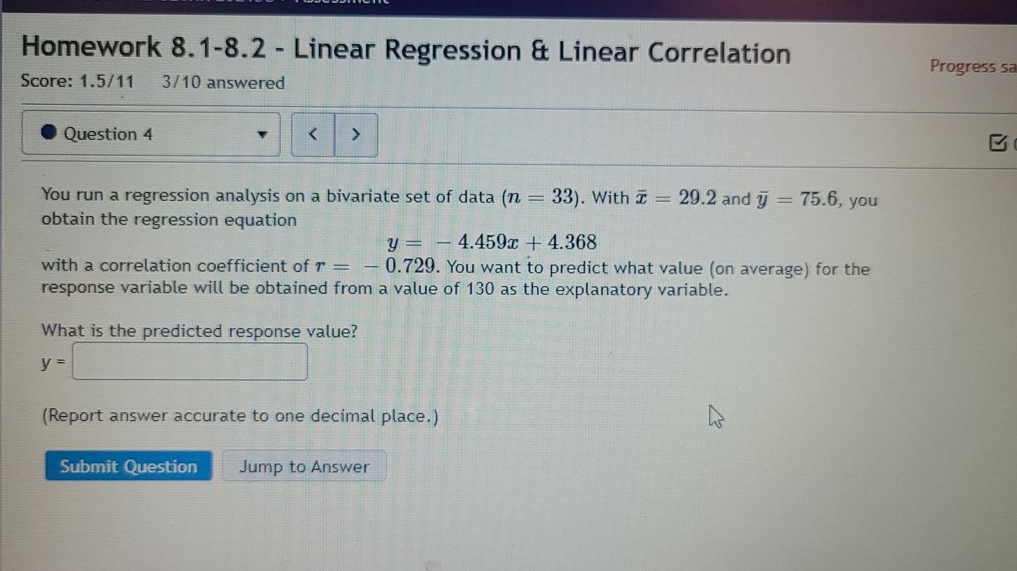 Solved Homework 8.1-8.2 - Linear Regression & Linear | Chegg.com