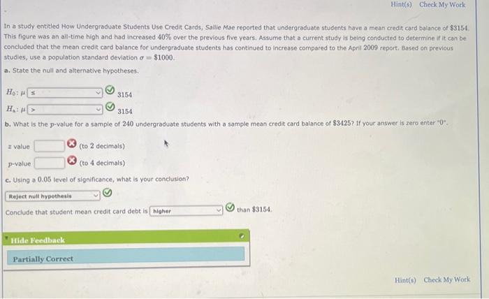 Solved In a study entitled How Undergraduate Students Use | Chegg.com