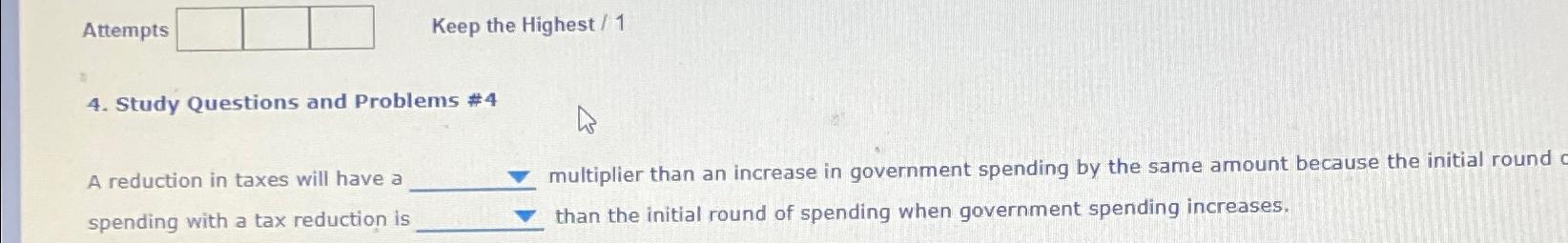 Solved AttemptsKeep the Highest / 14. ﻿Study Questions and | Chegg.com