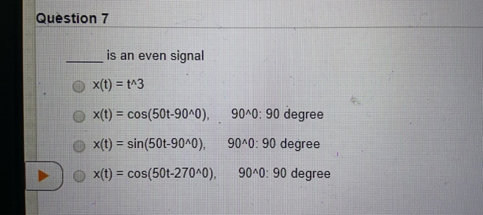 Solved uestion 9 Complex conjugate of a signal creates a | Chegg.com
