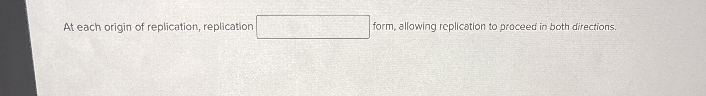 High Quality SOLUTION At each origin of replication, replication form ...