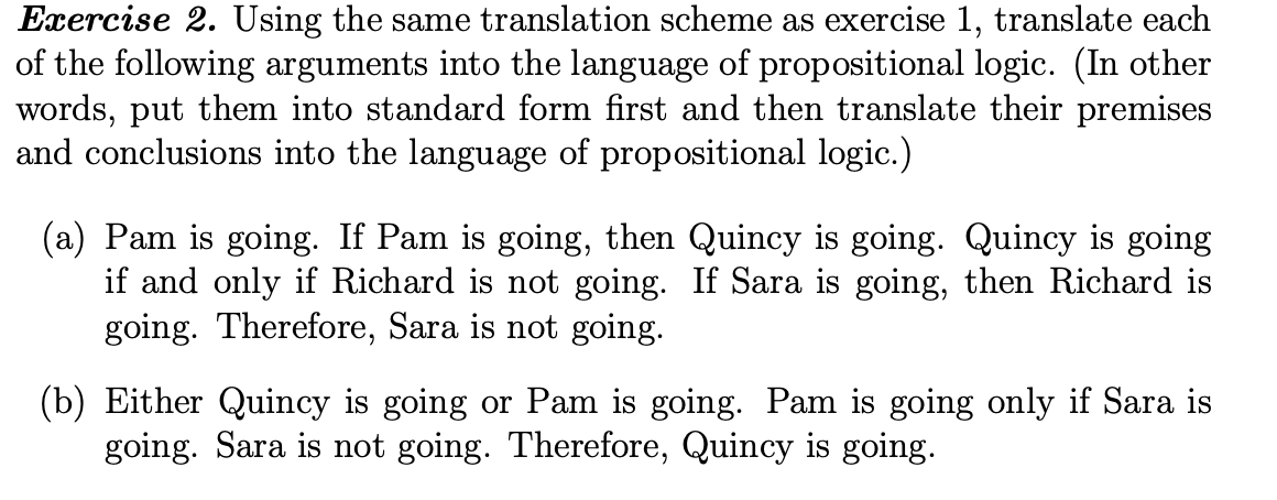 Solved Exercise 2. ﻿Using the same translation scheme as | Chegg.com