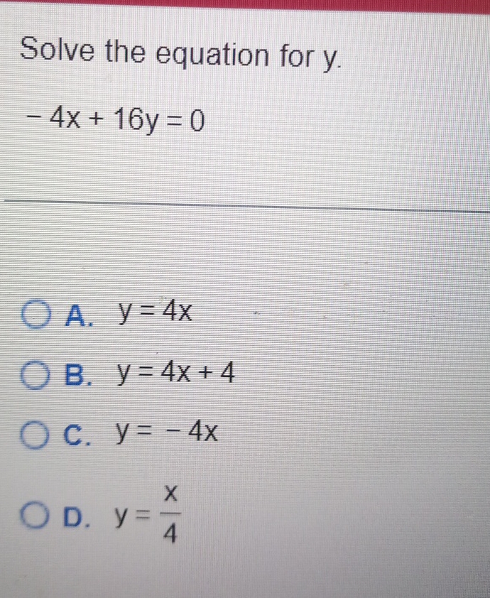 Solved Solve the equation for | Chegg.com