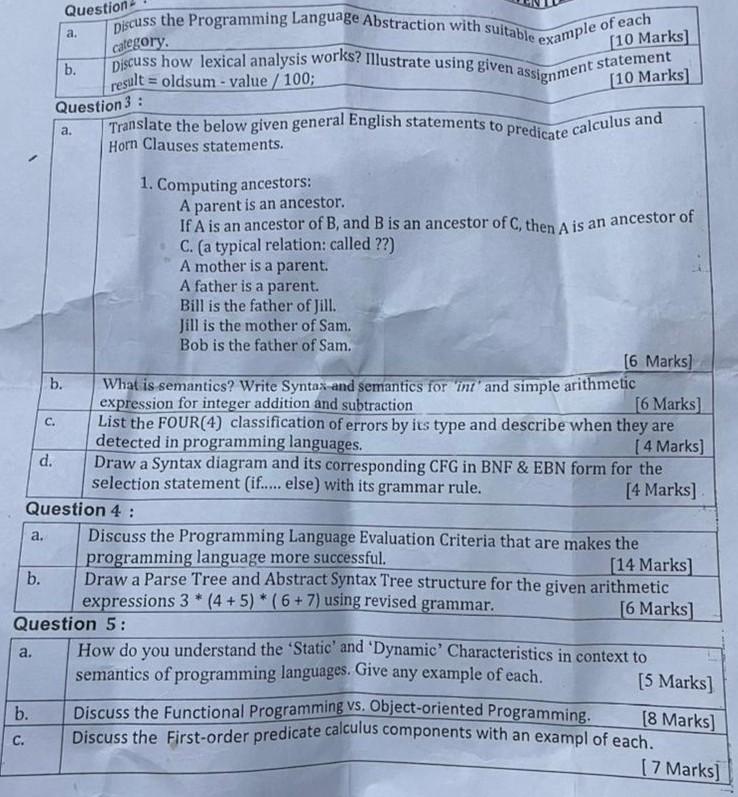Solved Question 1:Question Question 3: | Chegg.com