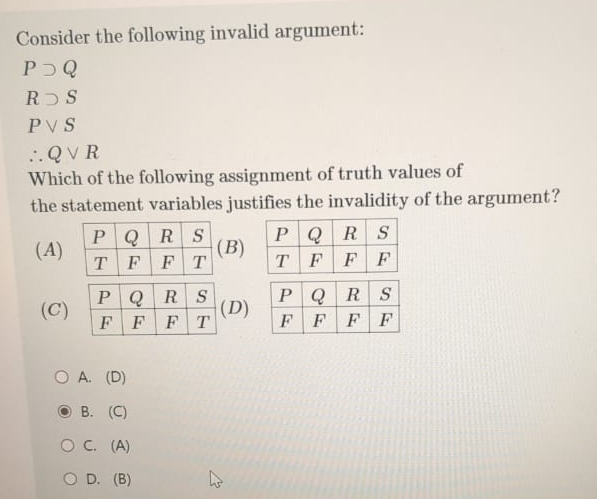 Solved Consider the following invalid | Chegg.com