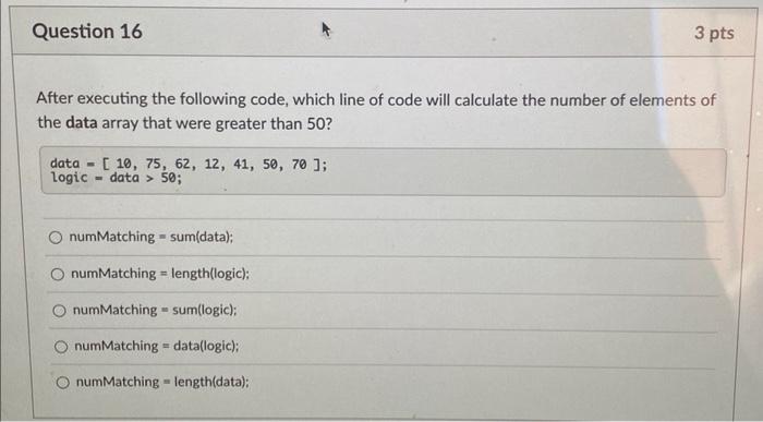 Solved After executing the following code, which line of | Chegg.com