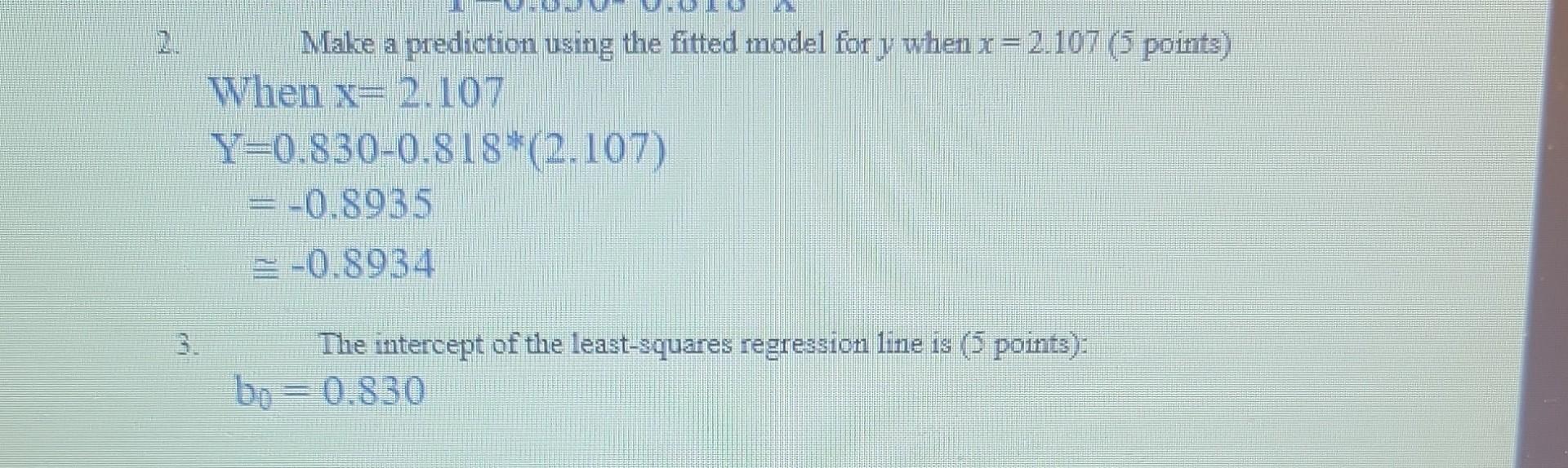 Solved Following is a simple linear regression model: | Chegg.com