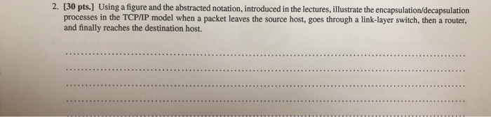 Solved 2. [30 pts.] Using a figure and the abstracted | Chegg.com