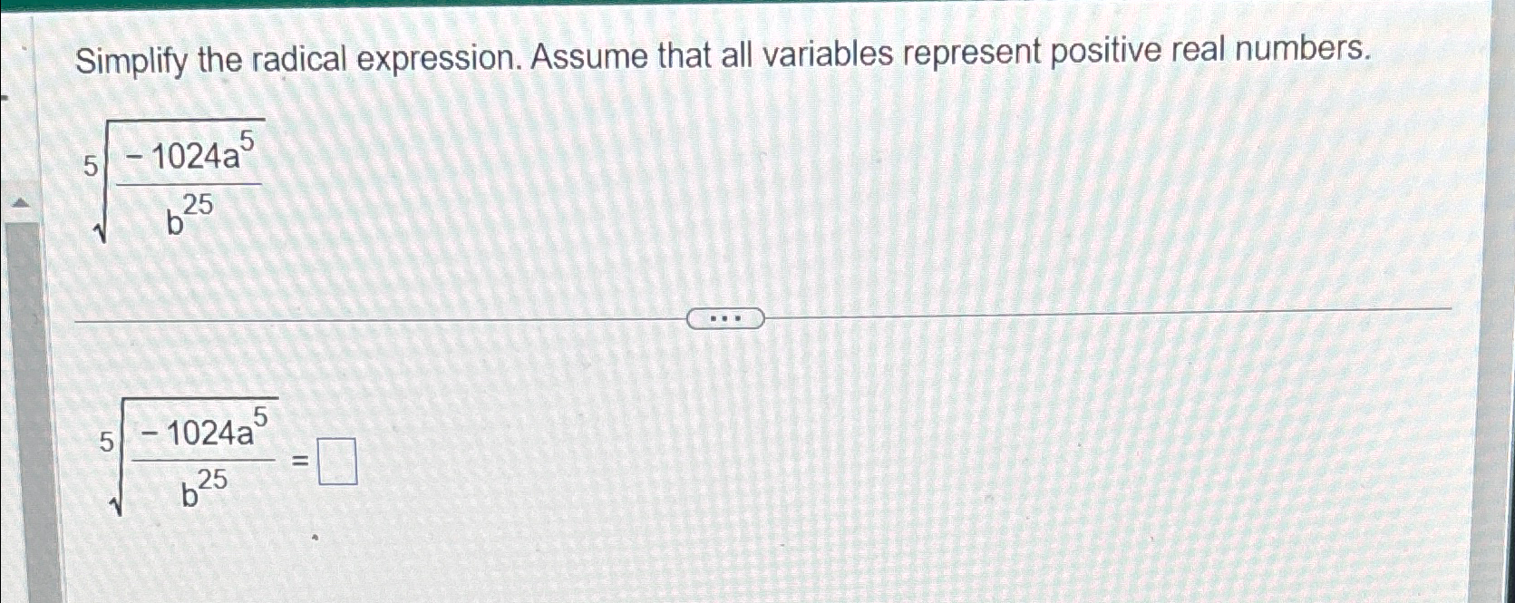 Solved Simplify the radical expression. Assume that all | Chegg.com