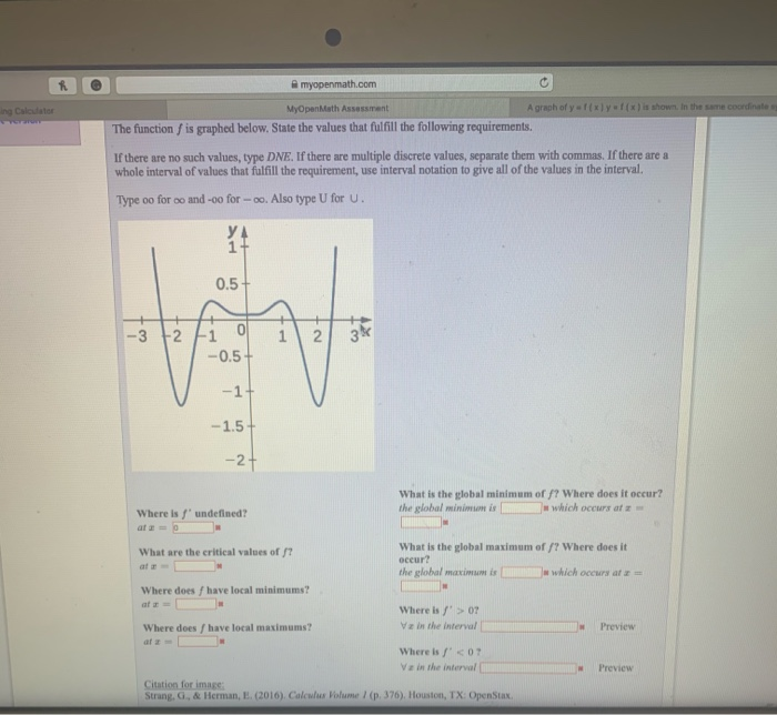 Solved 3.5 Curve Sketching Due Wed 05/06/2020 11:59 pm | Chegg.com