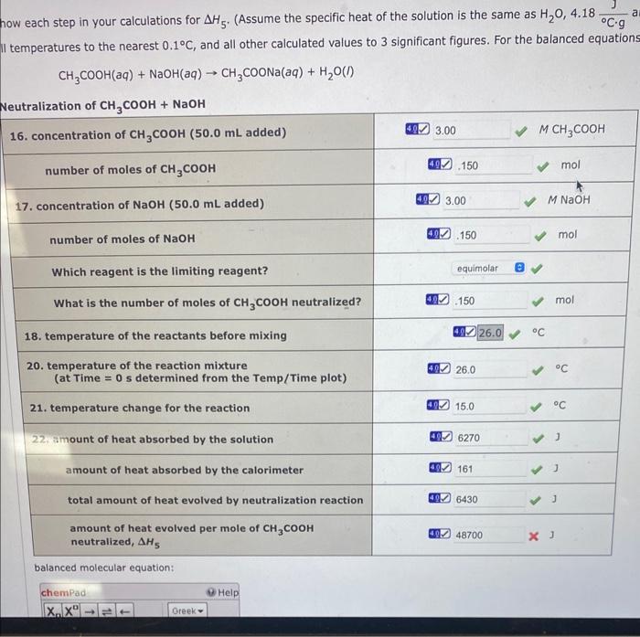 Solved each step in your calculations for HH5. (Assume the | Chegg.com