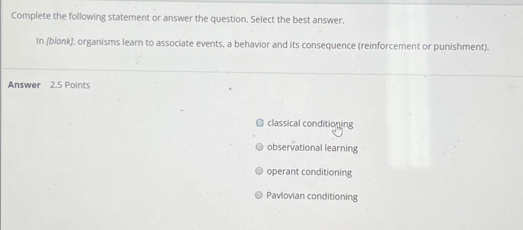 Solved Complete the following statement or answer the | Chegg.com
