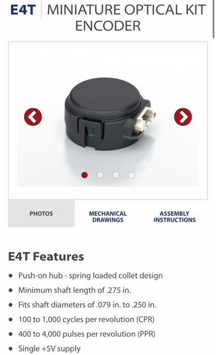 Solved E4T MINIATURE OPTICAL KIT ENCODER PHOTOS MECHANICAL | Chegg.com