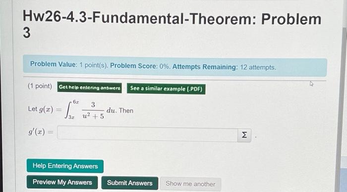 Solved Hw26-4.3-Fundamental-Theorem: Problem 3 Problem | Chegg.com