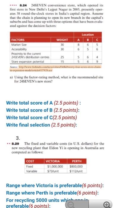Solved Part A 1. Time from when a customer places an order | Chegg.com