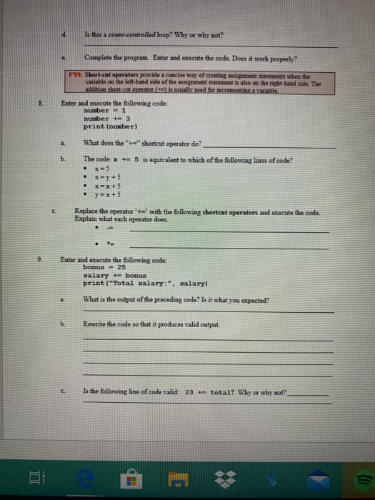 Solved Python Activity 08 While Loops - POGIL (1) - | Chegg.com