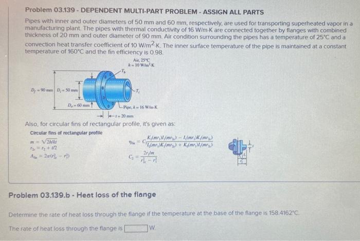 Solved Problem 03.139 - DEPENDENT MULTI-PART PROBLEM - | Chegg.com