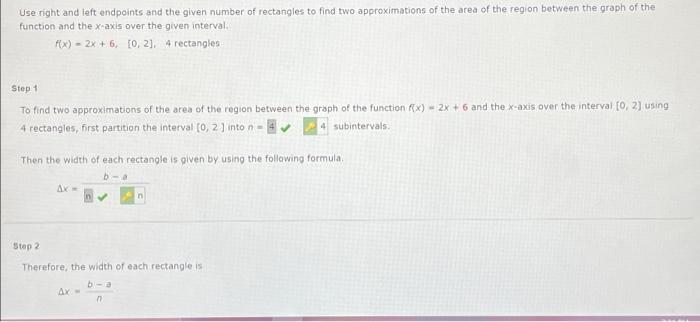 Solved Use right and left endpoints and the given number of | Chegg.com