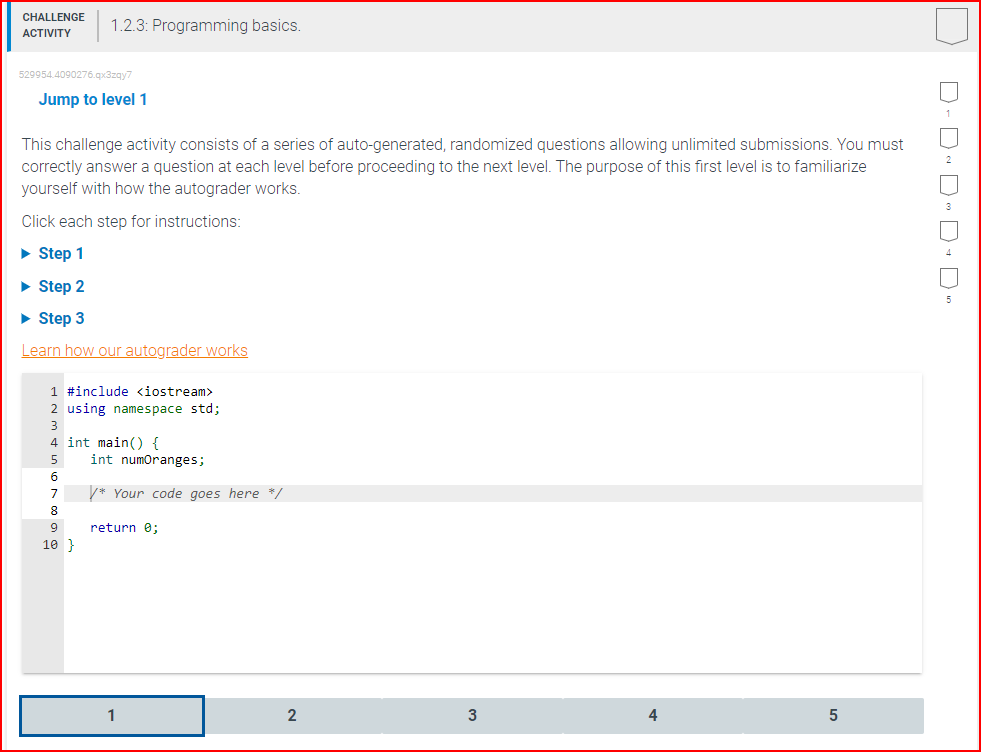 Solved This challenge activity consists of a series of | Chegg.com