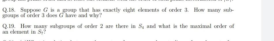Solved How many subgroups of order 2 are there in S4 and | Chegg.com