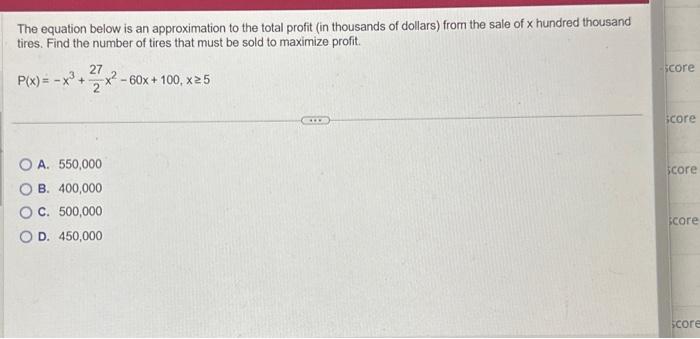 Solved For the demand function given, find the elasticity at | Chegg.com