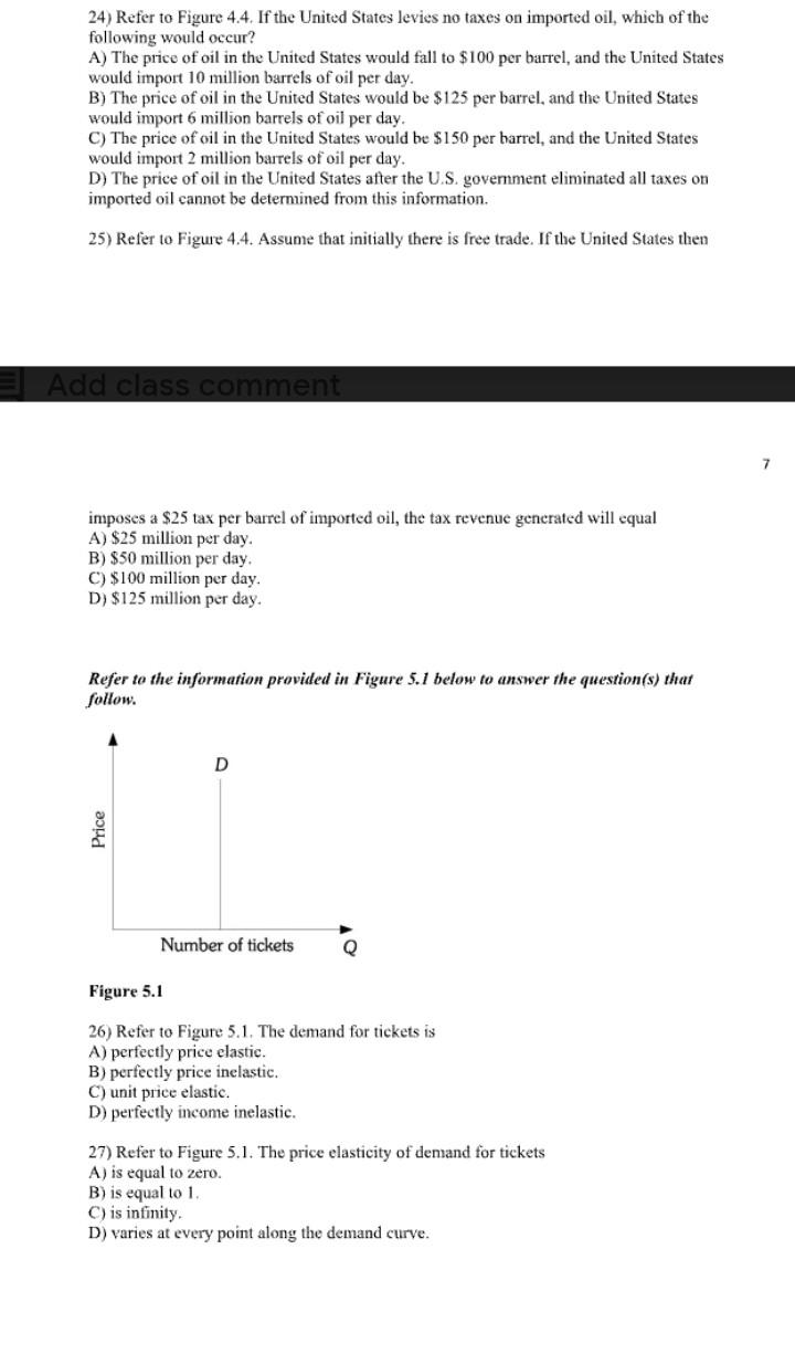 Solved Circle the most appropriate answer for each question. | Chegg.com