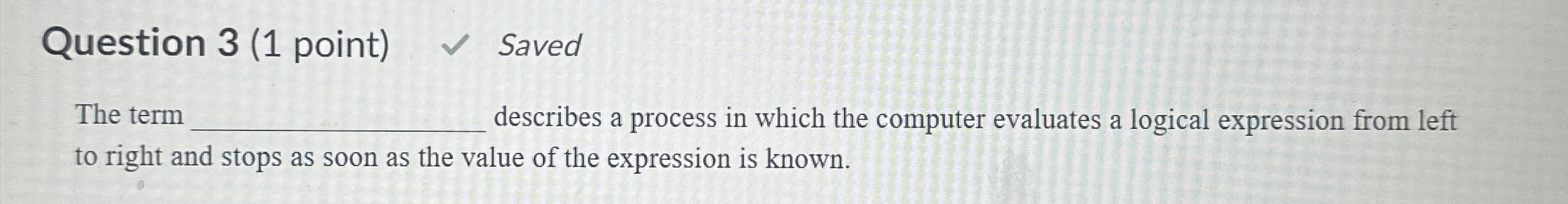 Solved Question 3 (1 ﻿point) ﻿SavedThe term q, ﻿describes a | Chegg.com