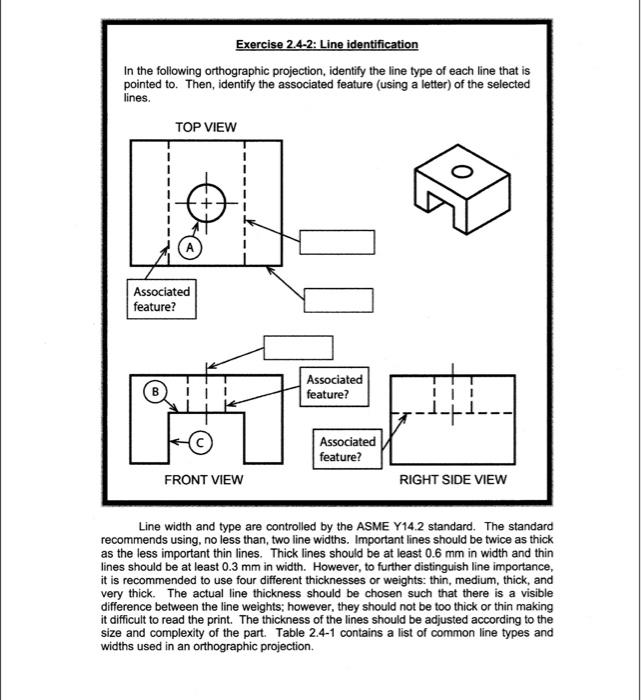 Solved Exercise 2.4-2: Line identification In the following | Chegg.com