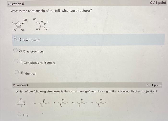 Solved Question 6 What is the relationship of the following | Chegg.com