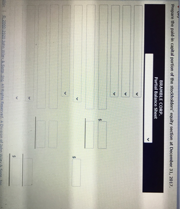 Solved Problem 8-3 (Part Level Submission) Bramble Corp. was | Chegg.com