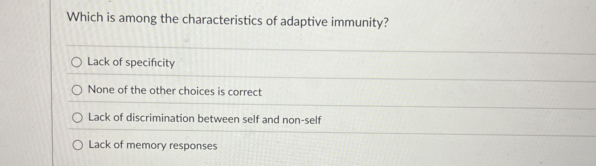 Solved Which is among the characteristics of adaptive | Chegg.com