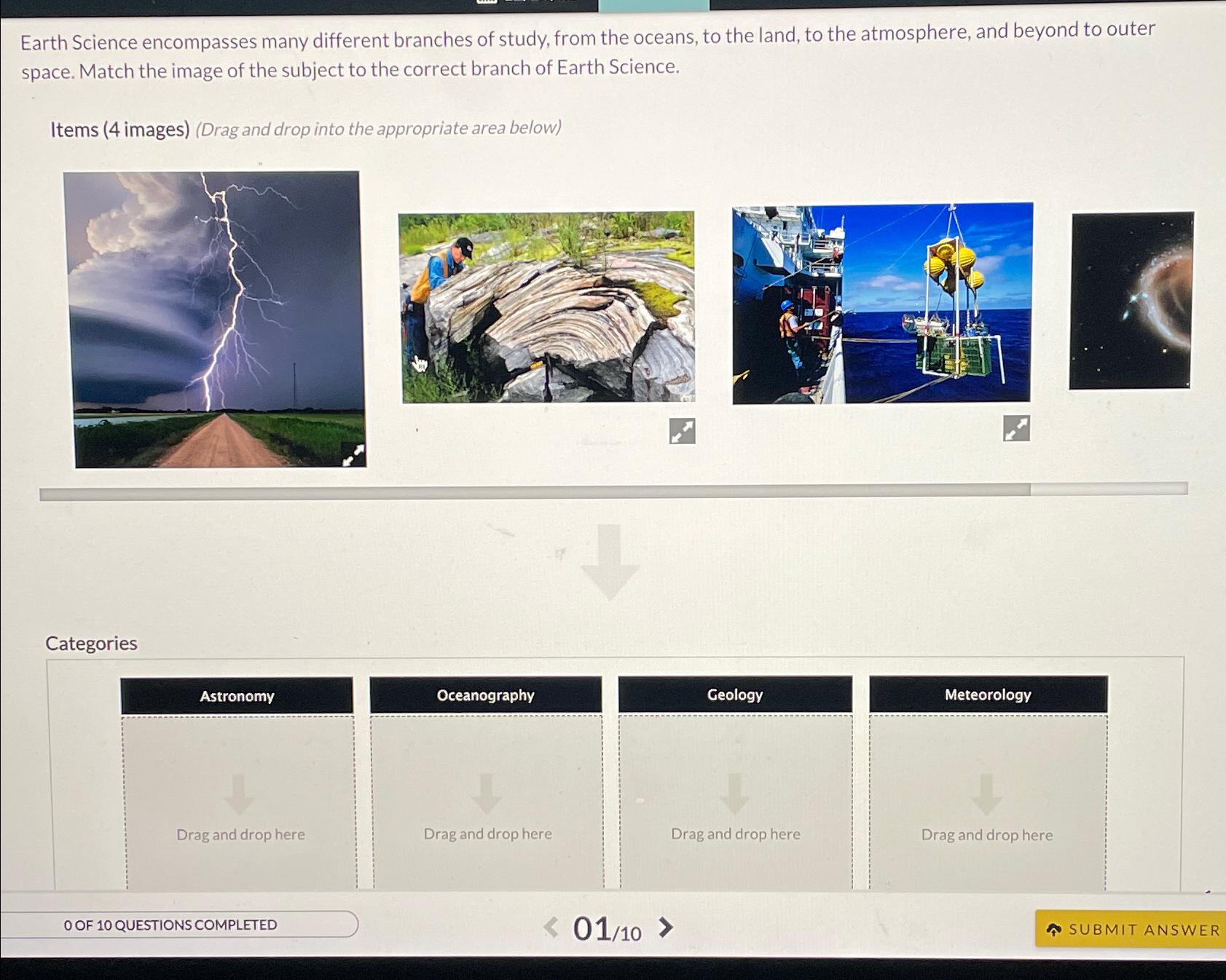 Solved Earth Science encompasses many different branches of | Chegg.com