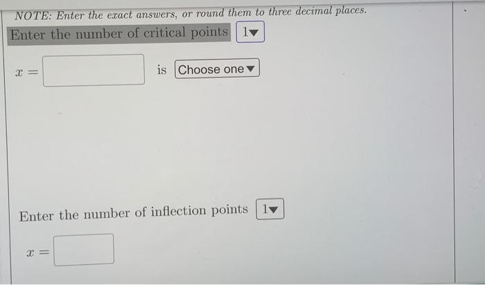 Solved Use the first derivative to find all critical points | Chegg.com