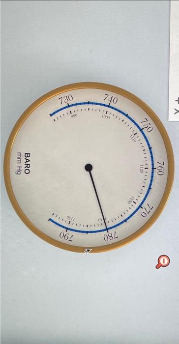 Solved what is the barometric metric pressure (mmHg) ? | Chegg.com