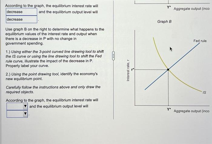 Solved Use graph A on the right to determine what happens to | Chegg.com