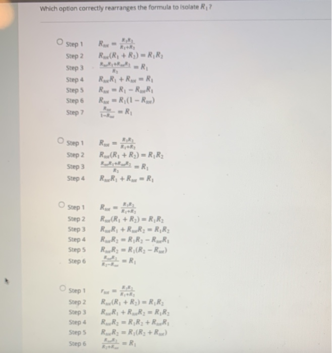 Solved Use the following formula, which represents the | Chegg.com