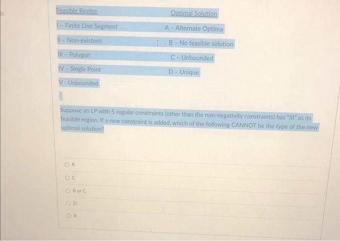 Solved Suppose an LP with 5 regular constraints (other than | Chegg.com