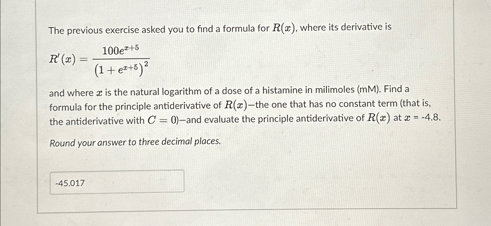 Solved The previous exercise asked you to find a formula for | Chegg.com