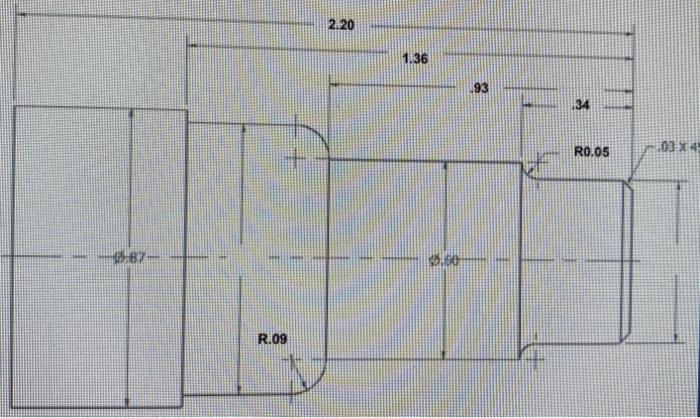 Solved write the gcode to be able to make this part on a | Chegg.com Solved write the gcode to be able to make this part on a | Chegg.com