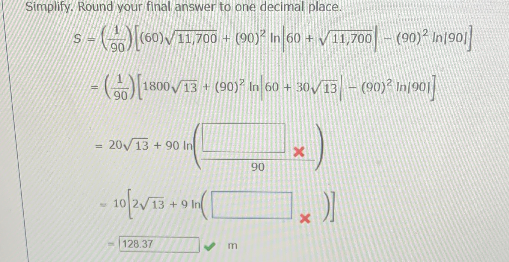 Solved Simplify. Round your final answer to one decimal | Chegg.com