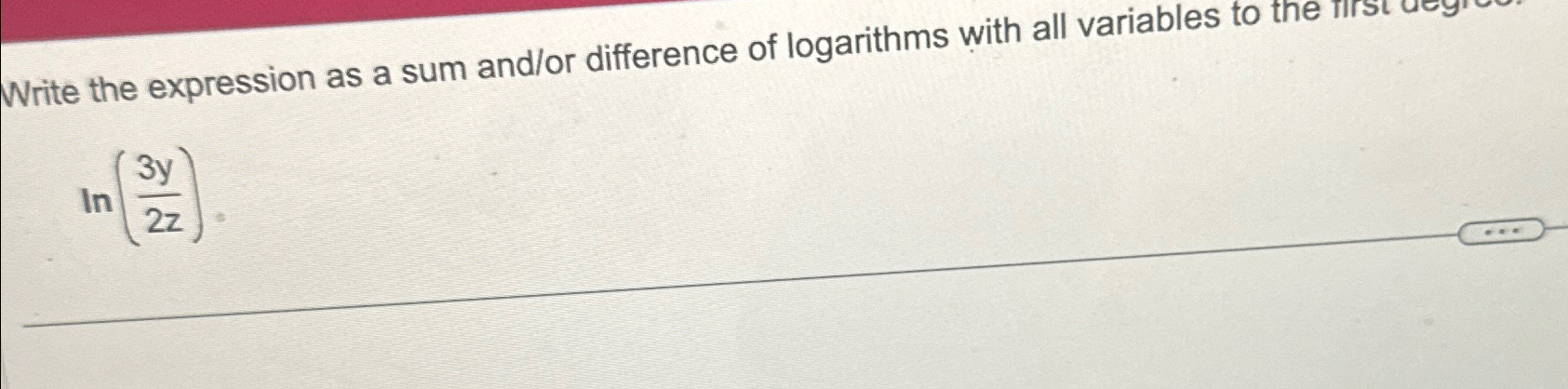 Solved Write the expression as a sum and/or difference of | Chegg.com