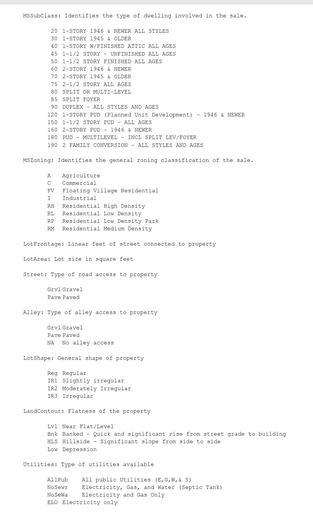 Solved otConfig: Lot configuration Inside Inside lot Corner | Chegg.com